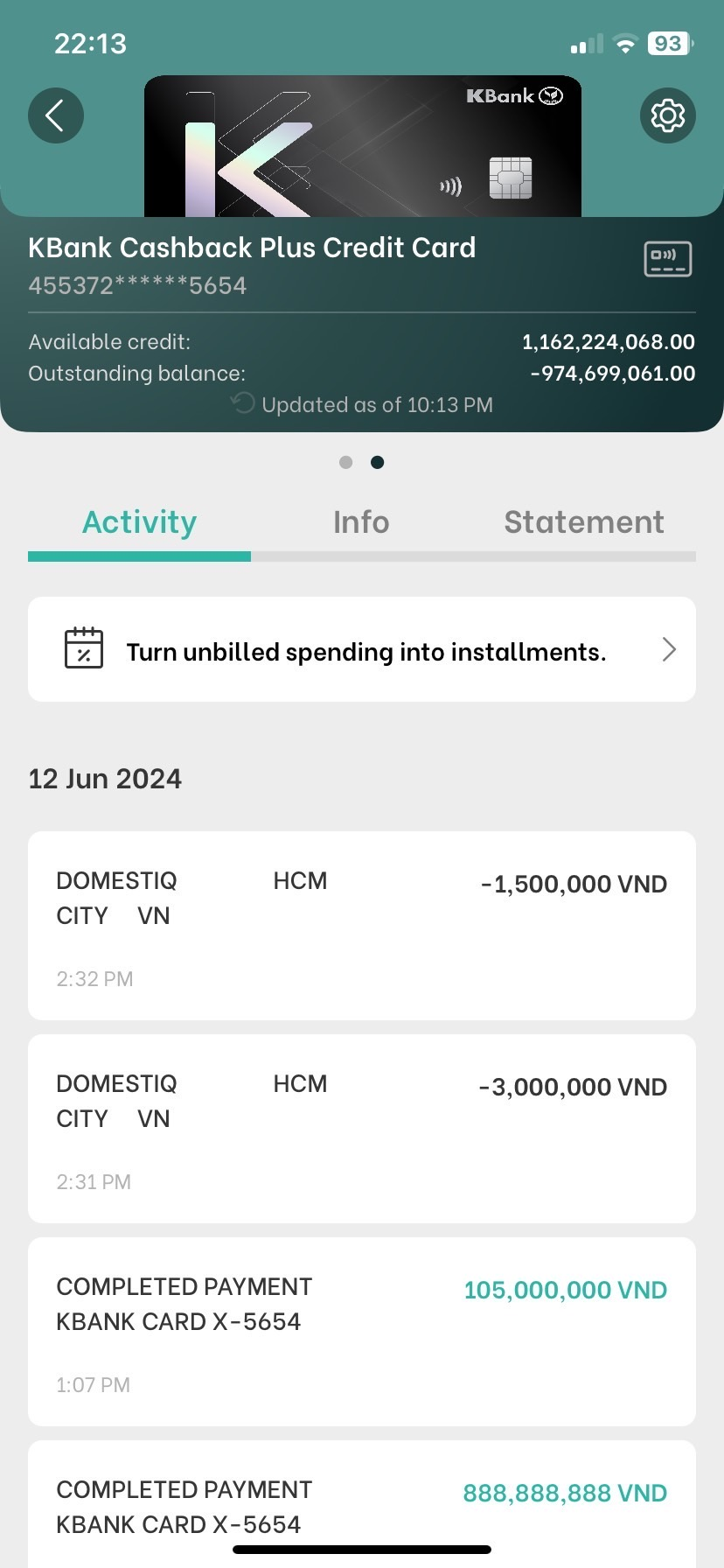 K PLUS Vietnam Application Guide - Installment